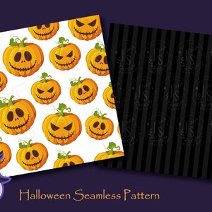 Halloween Digital Paper Pumpkin Digital Papers Pack Jack O - Etsy