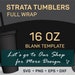 Blank Strata Template SVG, Svg Cut File Skinny 16 Oz, Strata Cup Full ...