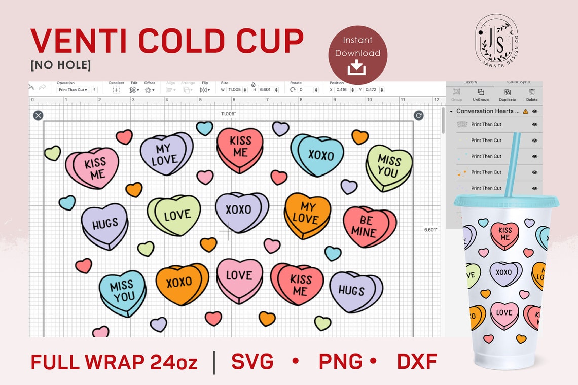 Valentine Candy Heart SVG Heart Svg Conversation Hearts No - Etsy