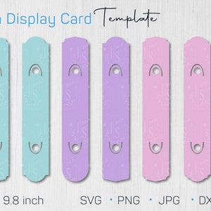 Bundle Pen Display Card SVG and Pen Box Template | Epoxy Window Box Cut ...