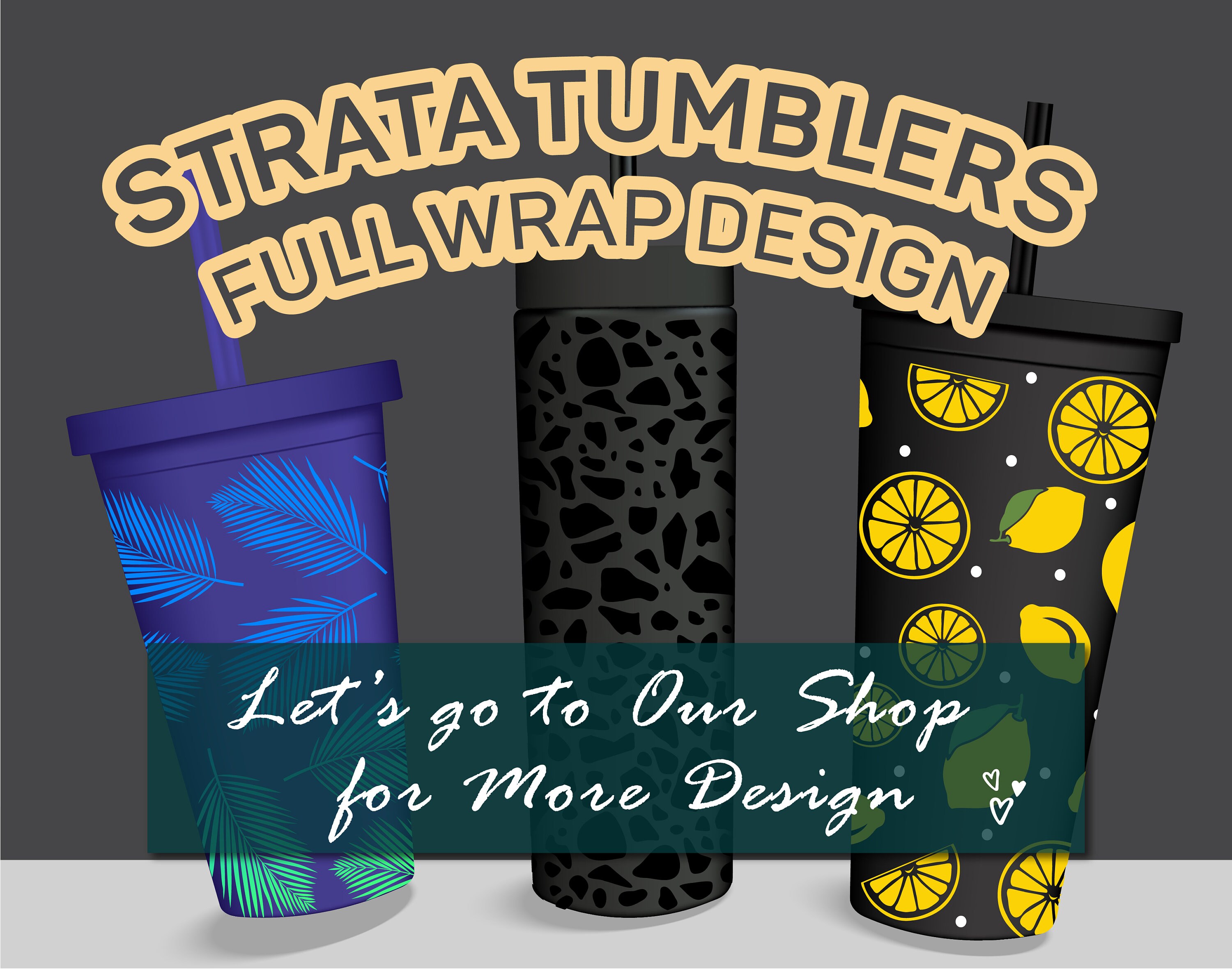 Blank Strata Template SVG, Svg Cut File 22oz, Strata Cup Full Wrap Svg ...