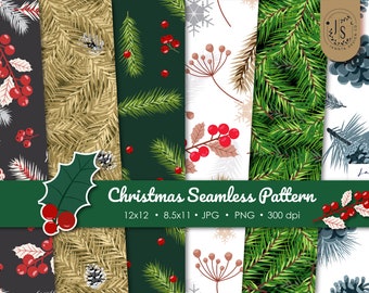 Christmas Fir Background - Etsy