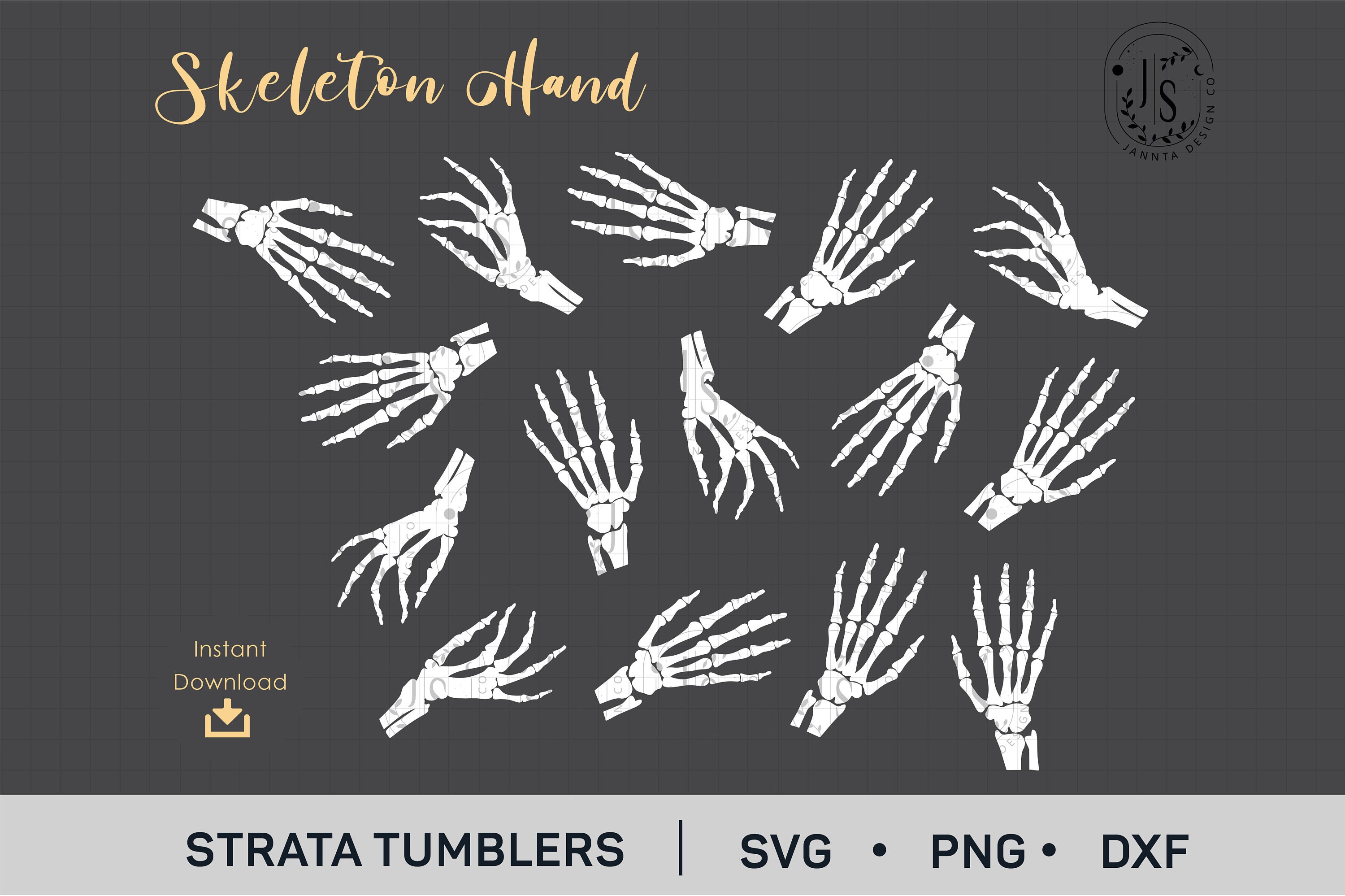 Skeleton Hand Strata SVG Horror Halloween Strata Cups svg | Etsy