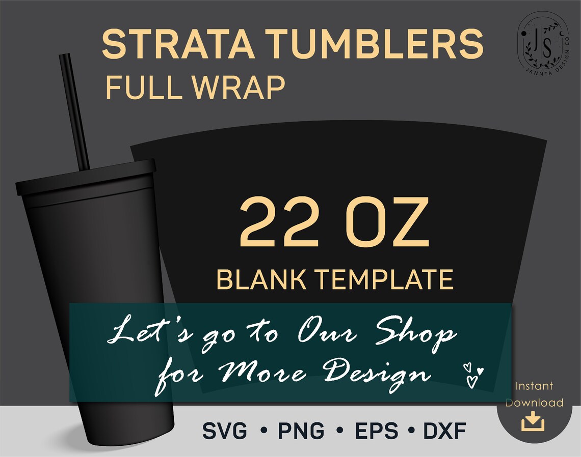 Blank Strata Template SVG Svg Cut File 16 Oz Strata Cup Full - Etsy