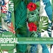 Tropical Flower Digital Paper Pack | Monstera Seamless Pattern ...