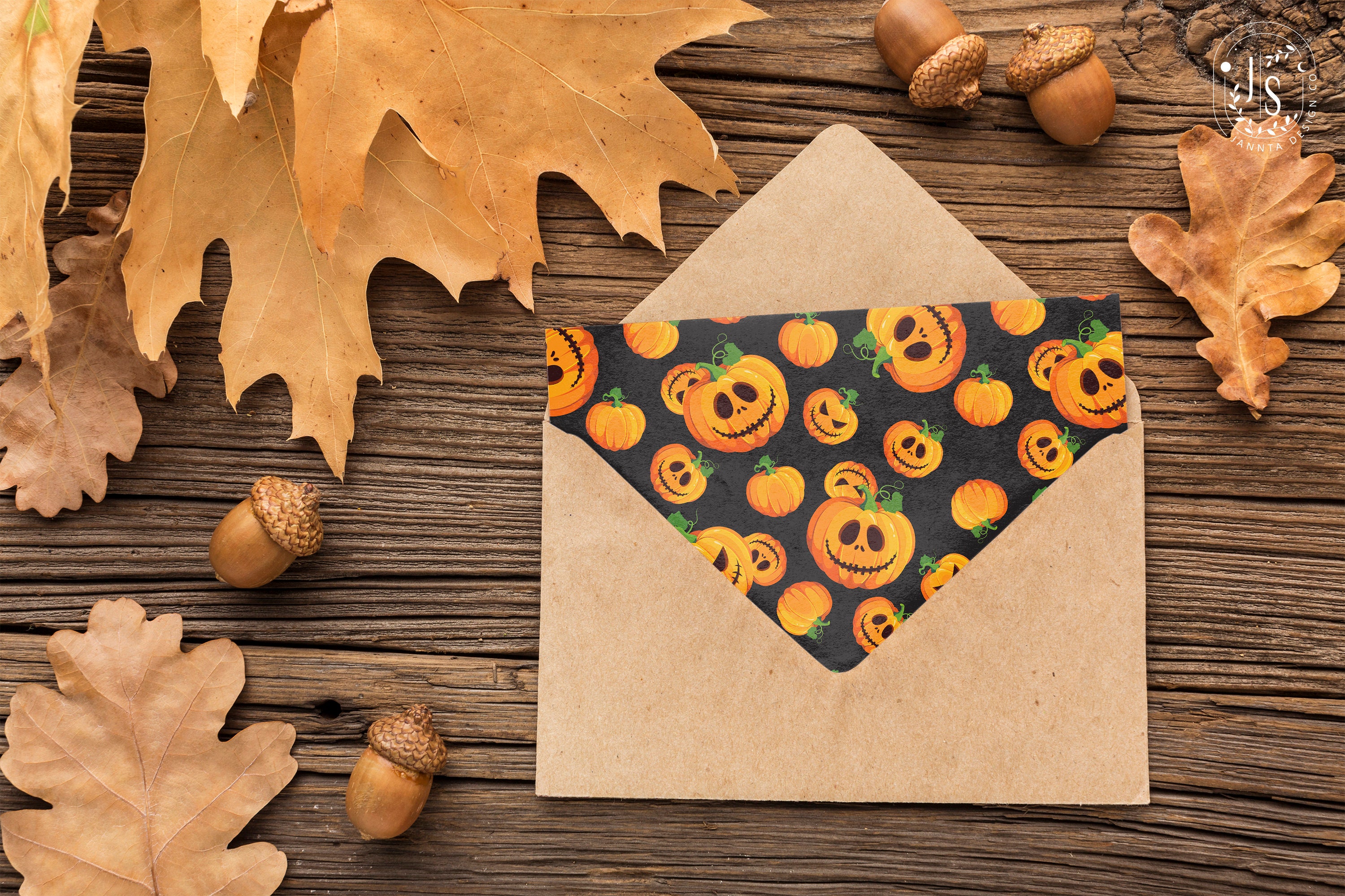 Halloween Digital Paper Pumpkin Digital Papers Pack | Etsy