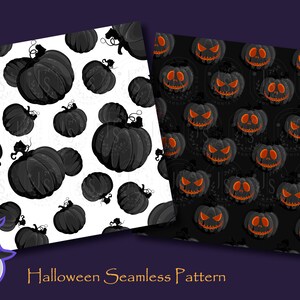Halloween Digital Paper | Pumpkin Digital Papers Pack | Halloween ...