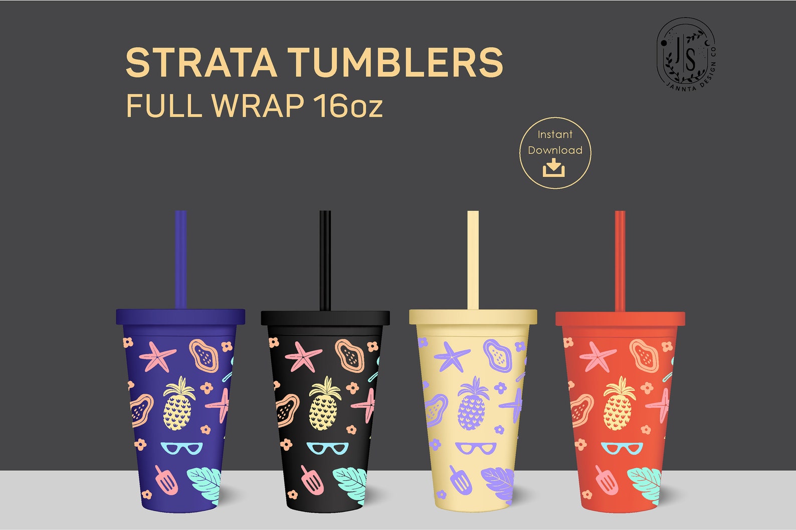 Summer Beach Strata SVG, Strata Cup Svg, Strata Full Wrap Svg, Strata ...