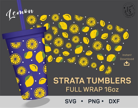 Fruit Strata Cups svg Citrus PNG Strata Cup 22 oz Strata Tumbler Wrap ...