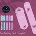Glitter Pen Display Card SVG | Epoxy Pen Card Holder | Pen Card ...