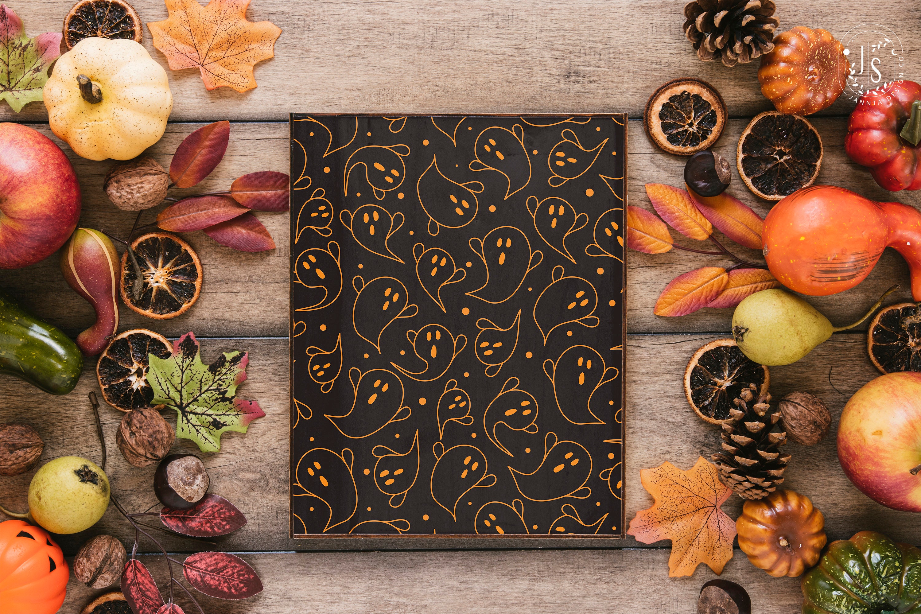 Halloween Digital Paper Spooky Cat Digital Papers Pack | Etsy