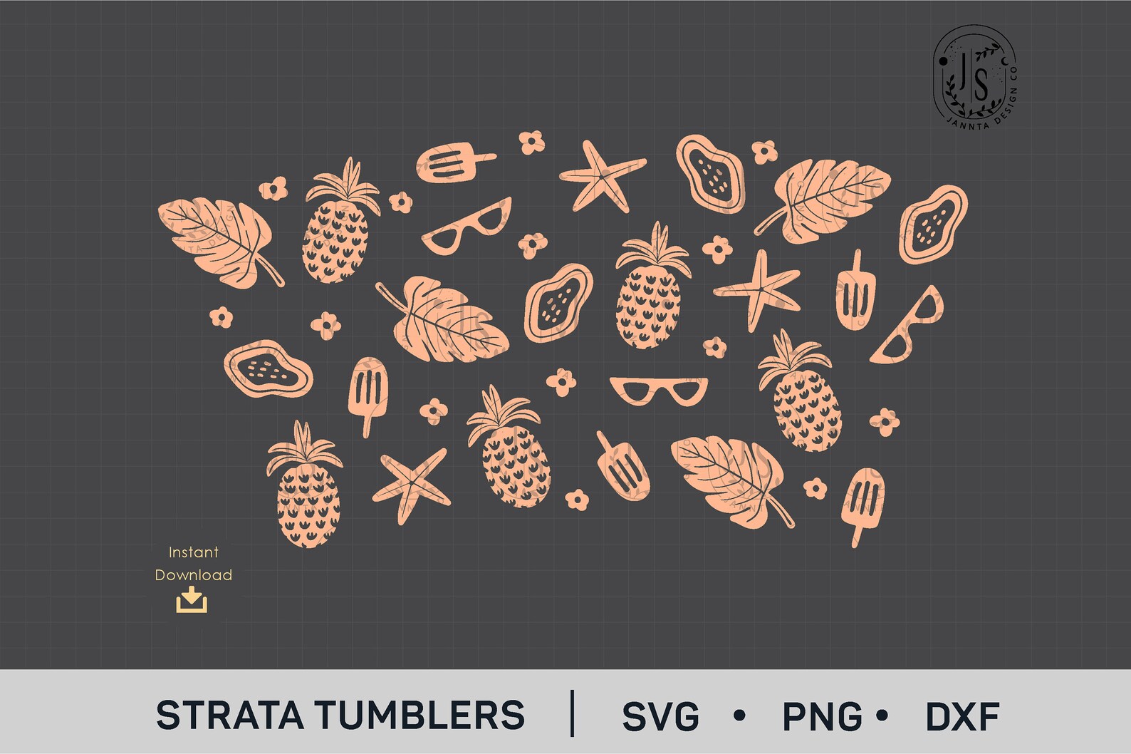 Summer Beach Strata SVG, Strata Cup Svg, Strata Full Wrap Svg, Strata ...