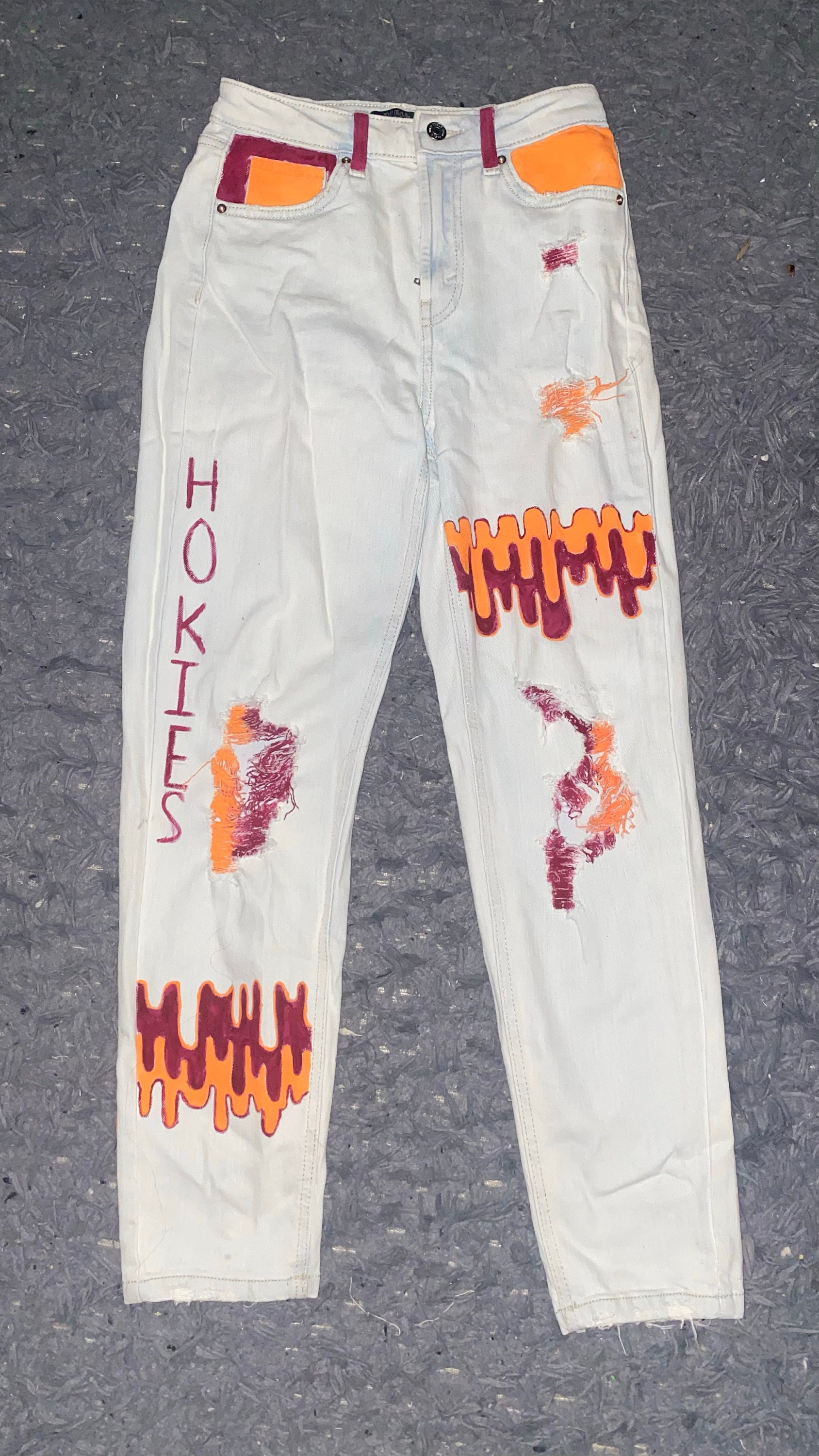 Custom Gameday Jeans - Etsy
