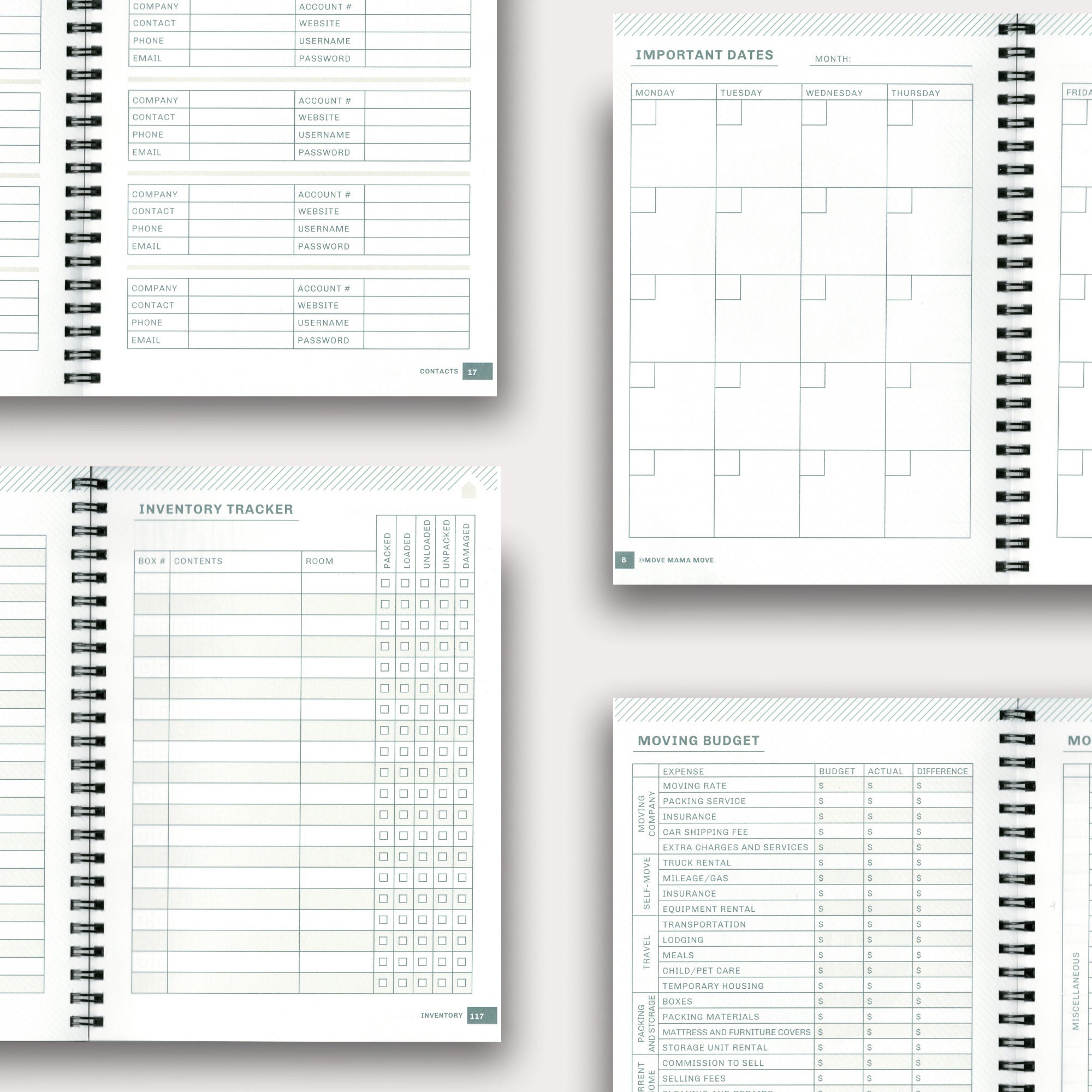 Relocation Planner, Moving Planner, Physical Relocation Planner ...