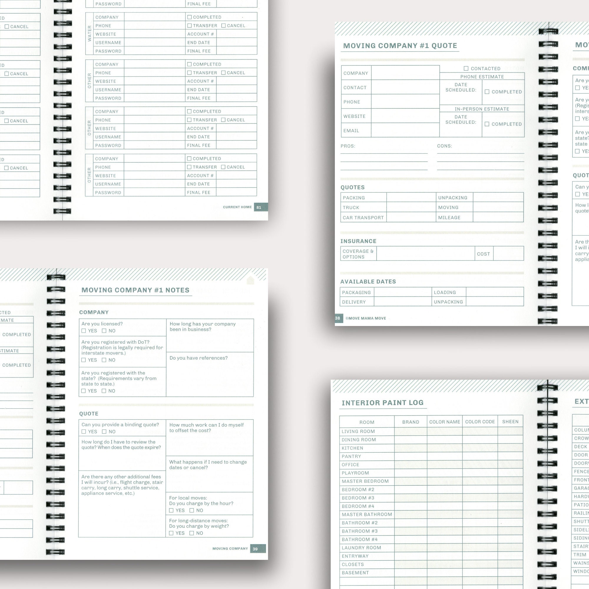 Relocation Planner, Moving Planner, Physical Relocation Planner ...