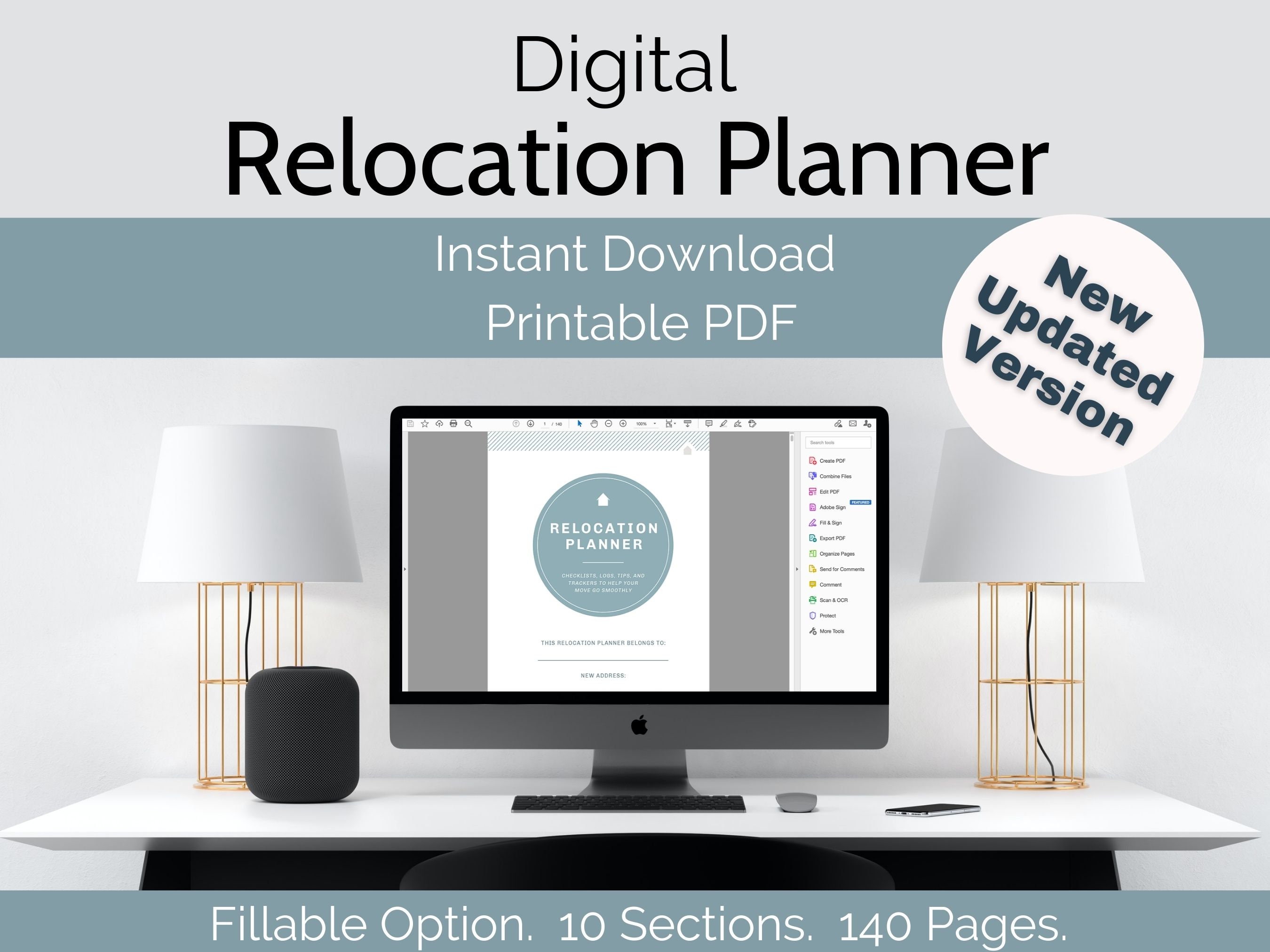 Relocation Planner, Moving Planner, Digital Relocation Planner, Digital ...