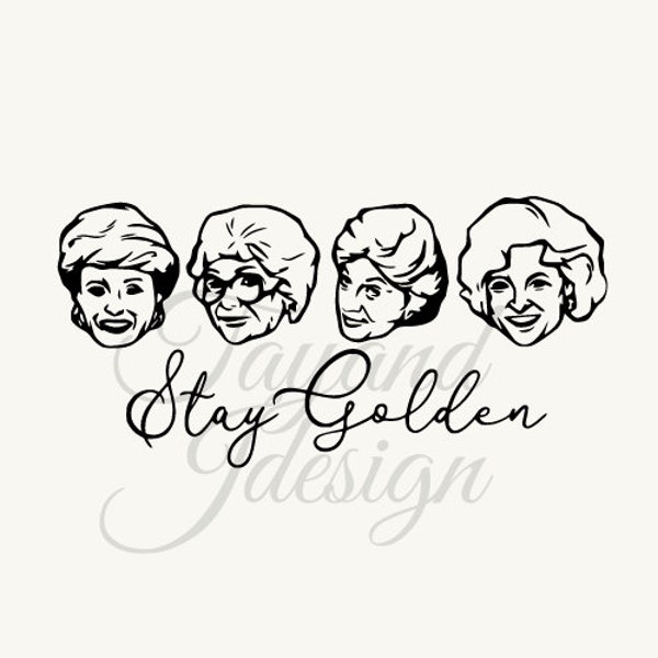 Golden Girls Svg - Etsy