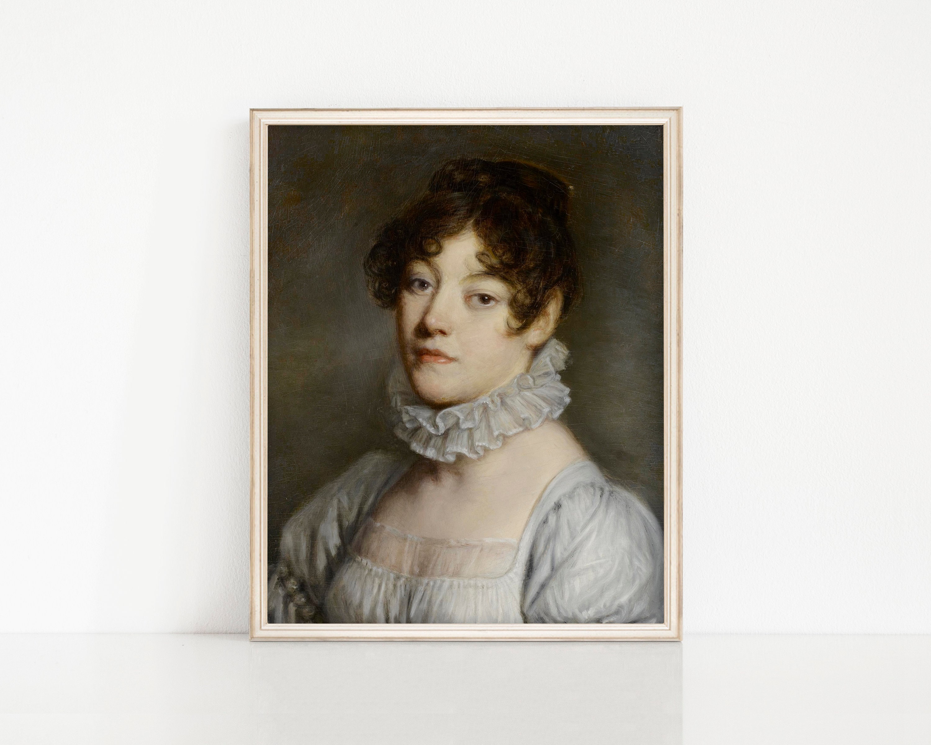 EMMA • Portrait Art Print, Vintage Painting, Vintage Art Print ...