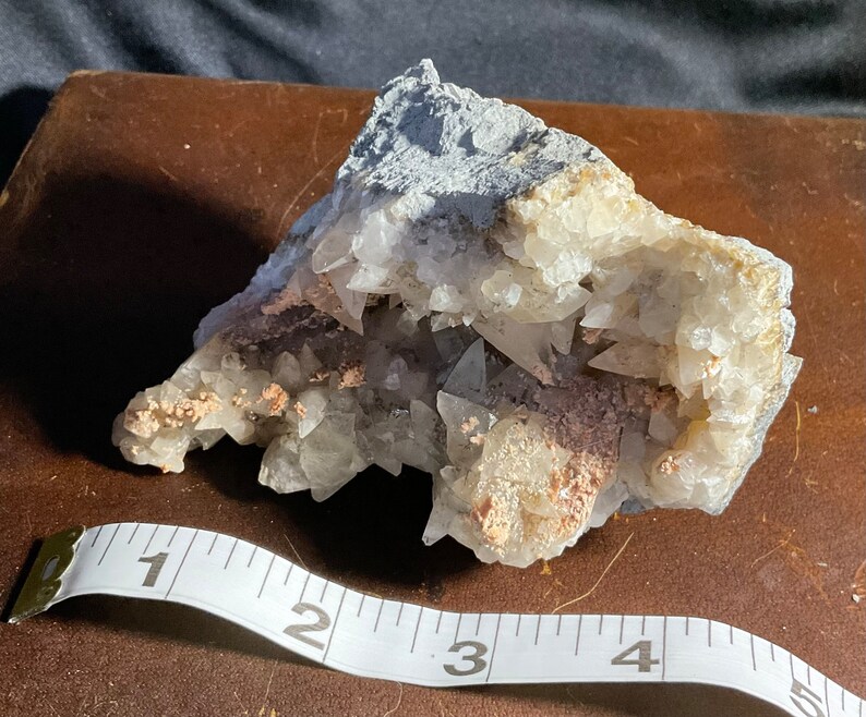 Calcite With Barite From the Nelly and Gibson Quarry in Washington Co ...