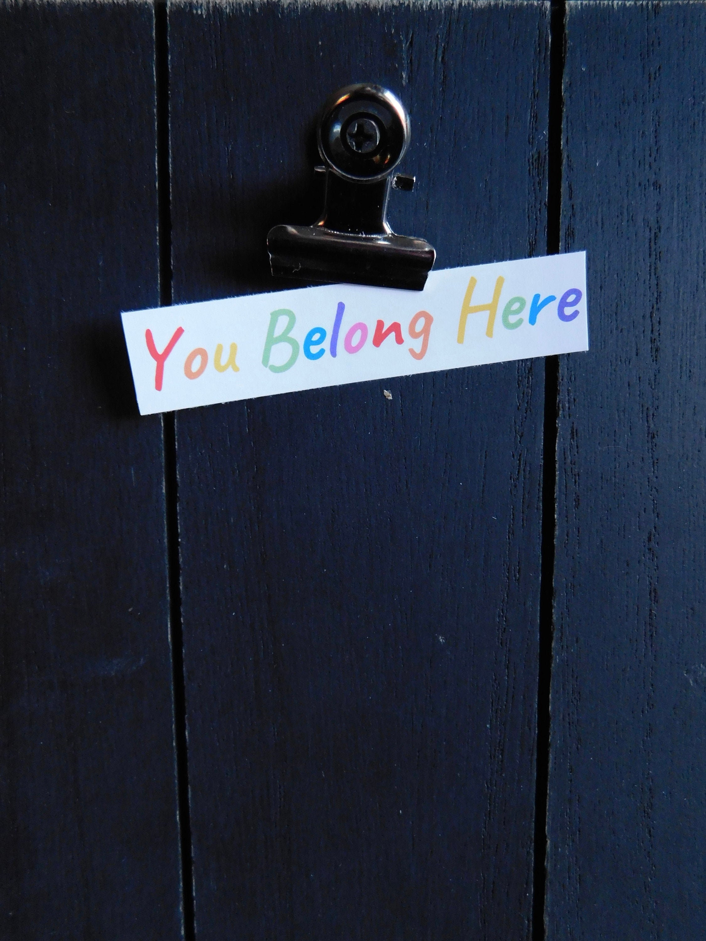You Belong Here Sticker - Etsy