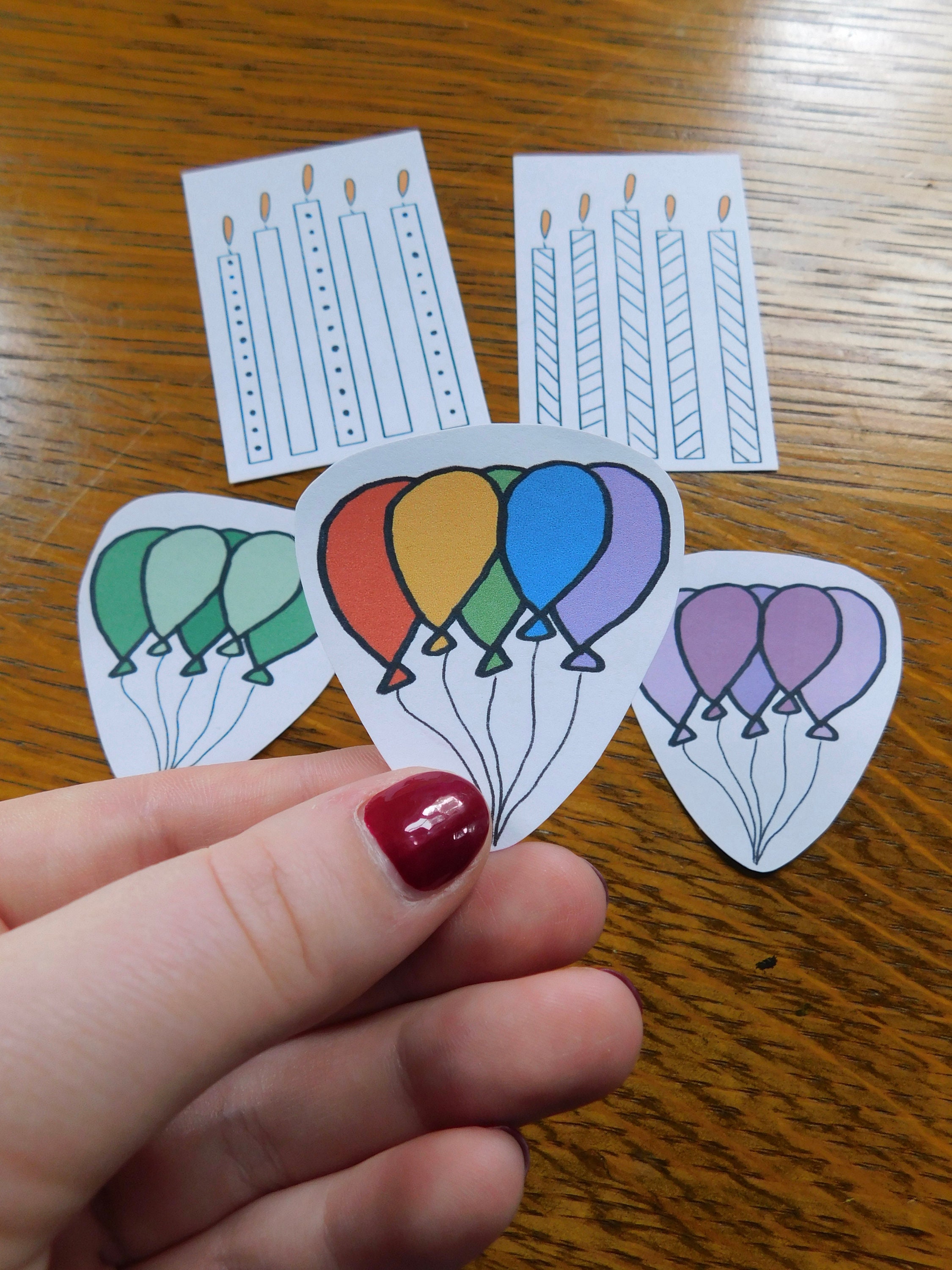 CUSTOM Birthday Stickers - Etsy