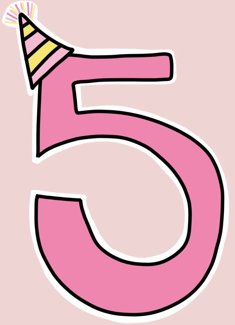 CUSTOM Birthday Stickers - Etsy
