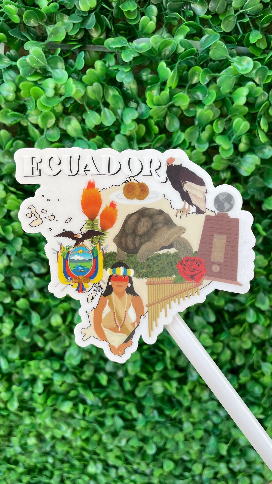 Ecuador Sticker - Etsy