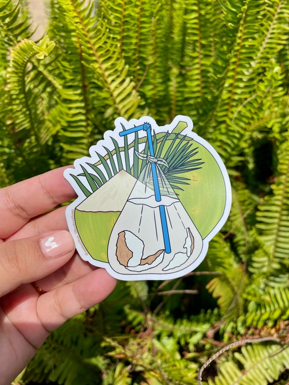 Agua De Coco Magnet Coconut Water Magnet - Etsy