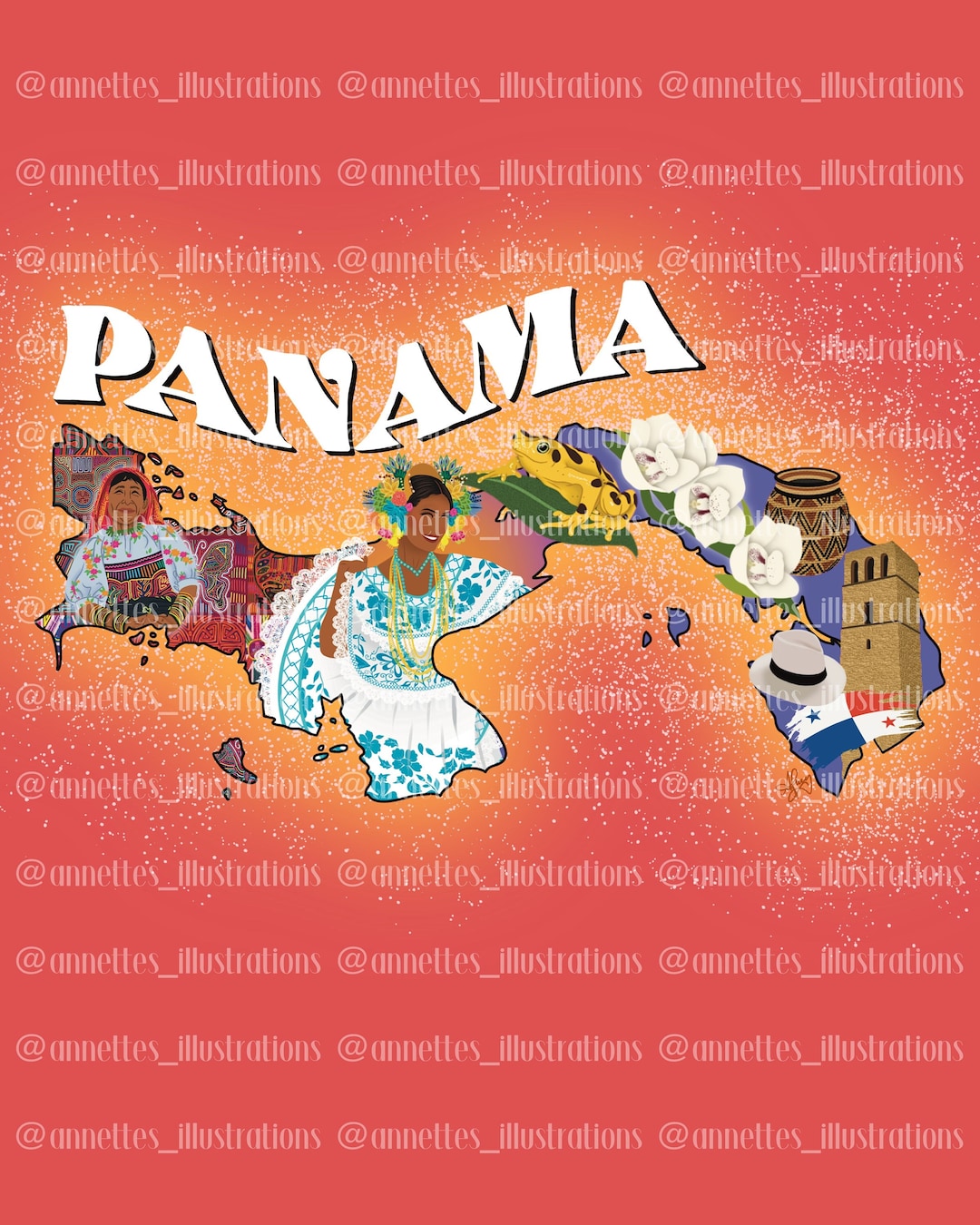 Panama Art: Collection 3 NEW DIGITAL DOWNLOAD - Etsy