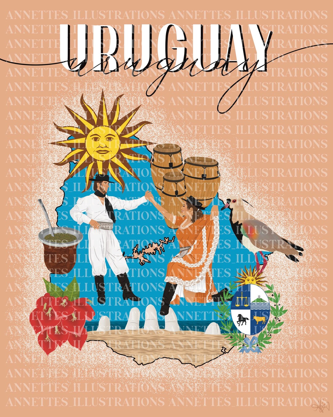Uruguay Coll.2 digital Download - Etsy