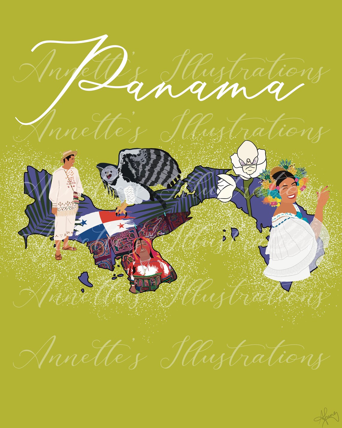 Panama Art: Collection 2 DIGITAL DOWNLOAD | Etsy