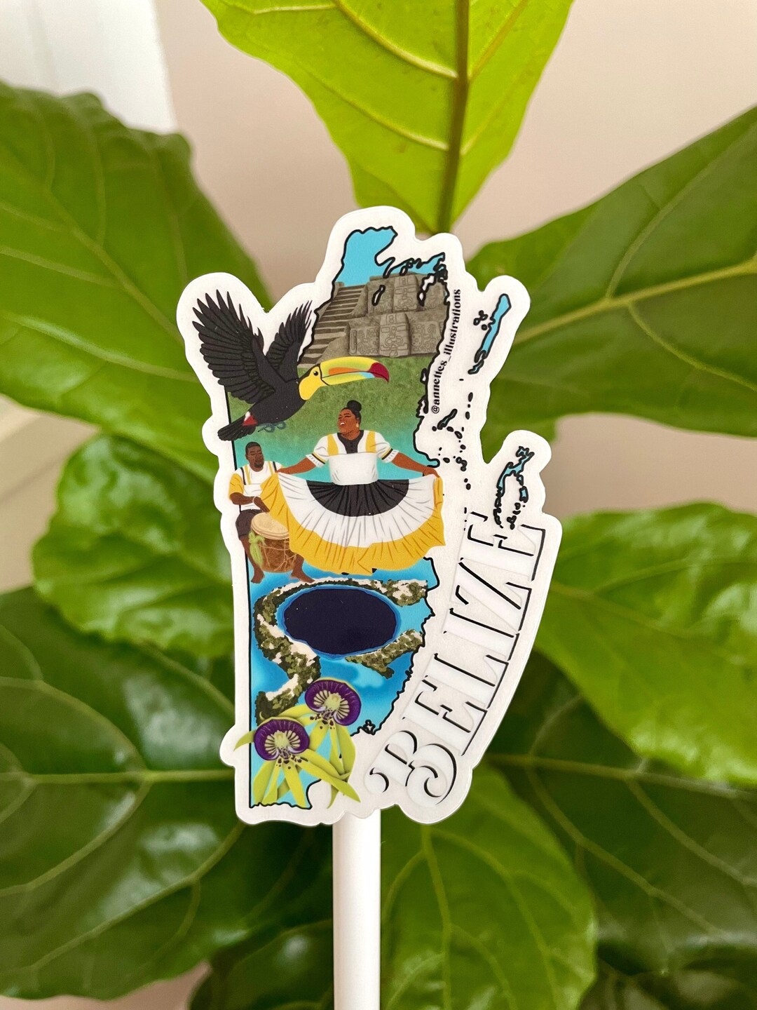 NEW Belize Sticker - Etsy