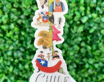 2 Pack Chile Flag Oval Sticker Vinyl Decal - Etsy