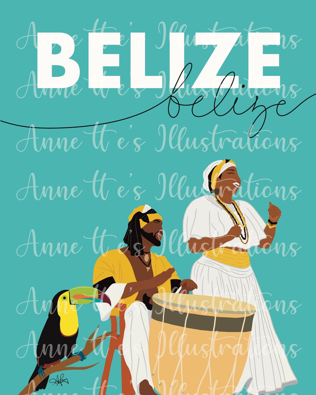 Belize Art: Collection 1 (DIGITAL DOWNLOAD) - Etsy
