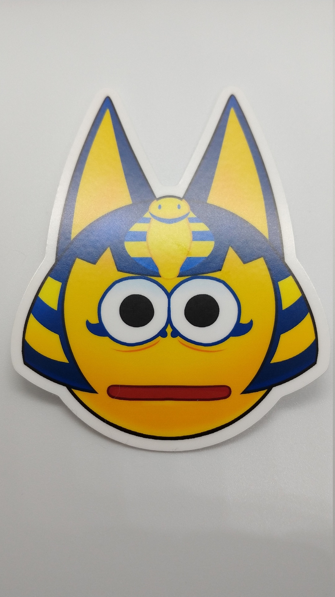 Cursed Ankha Vinyl Sticker - Etsy