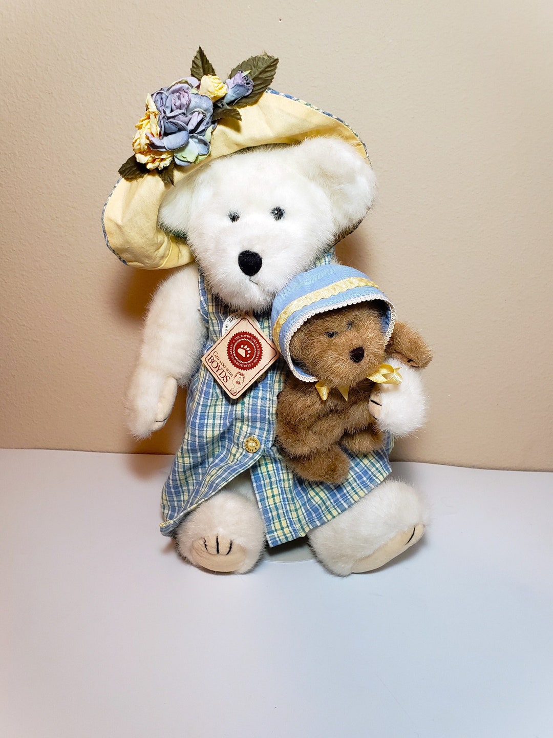 Boyds Teddy Bear. Betty Lou Mccoy Plush Bear. the Boyds - Etsy