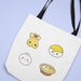Cute Dim Sum Tote Bag, Cute Reusable Bag, Double-sided, Food Art, Asian ...
