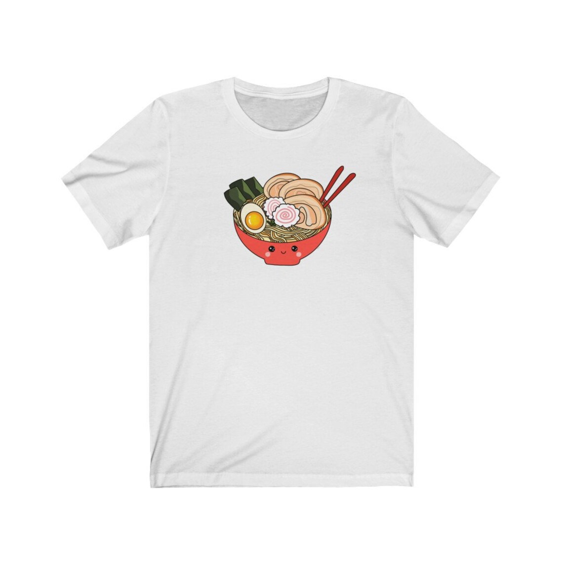 Japanese Ramen T-shirt, Cute Unisex Shirt, Kawaii T-shirt, Streetwear ...