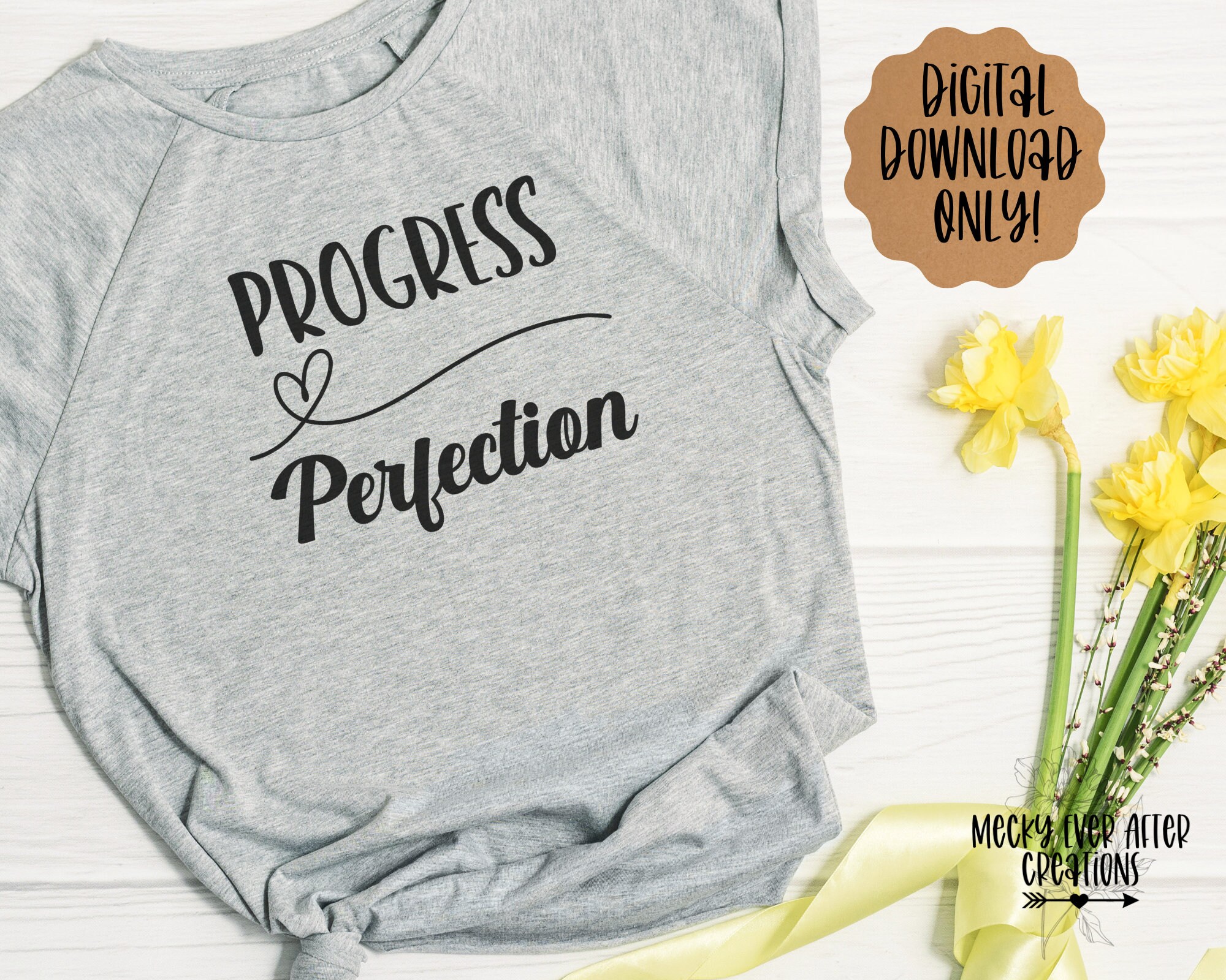 Progress Over Perfection Download, Gastric Bypass T-shirt Cut File ...