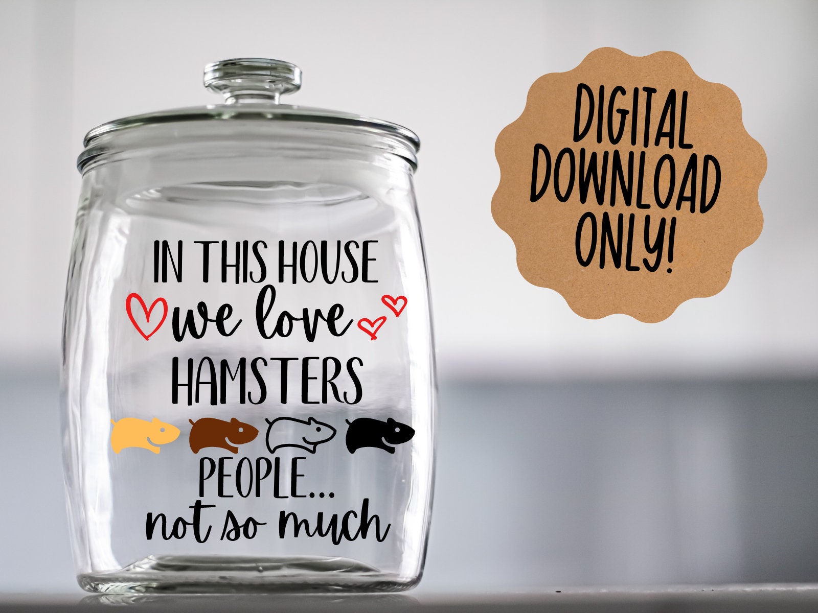 Hamster SVG, Hamster Lover Gift, Hamster Quote, Small Pet Decor, Hammie ...