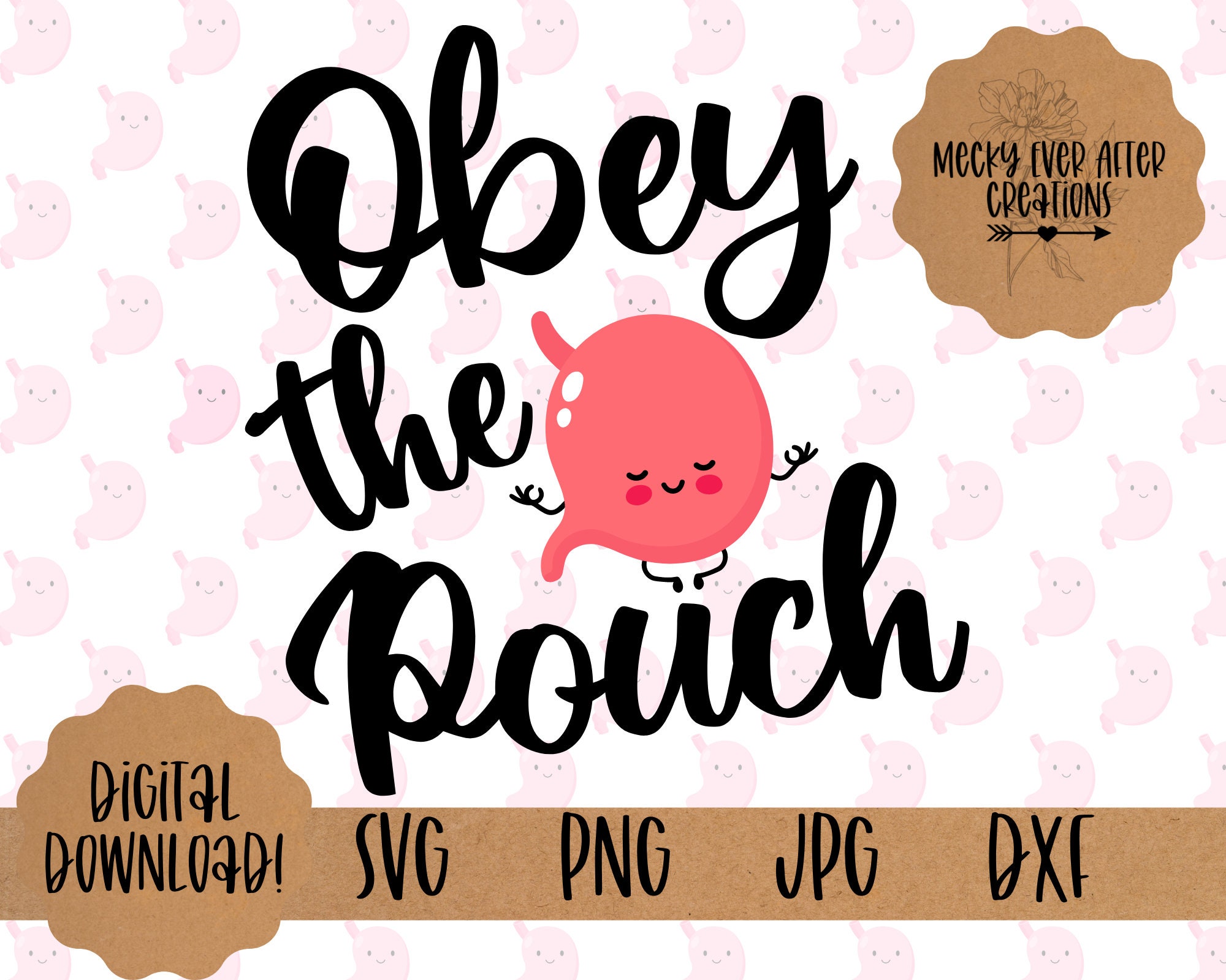 Bariatric Surgery Design, Gastric Bypass Tshirt Cut File, Obey the ...