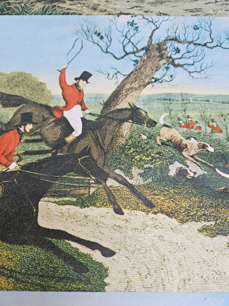 1960s Wallpaper/ English Hunting Scene/ UK - Etsy