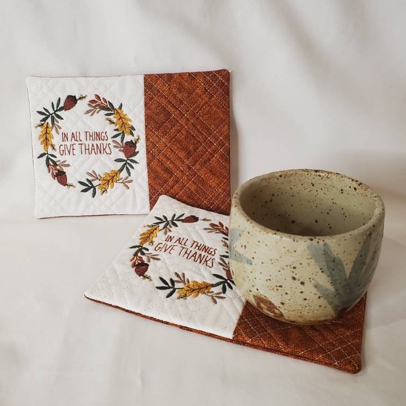 Fall Mug Rug - Etsy