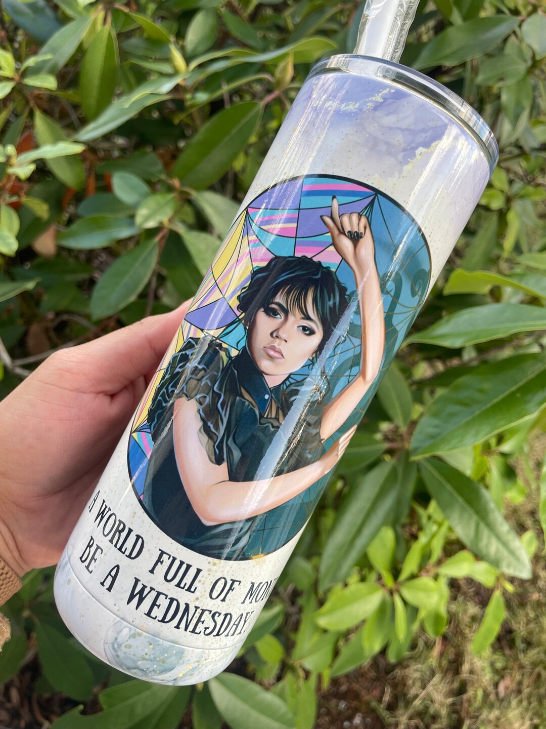 Wednesday Addams Split Window Tumbler - Etsy