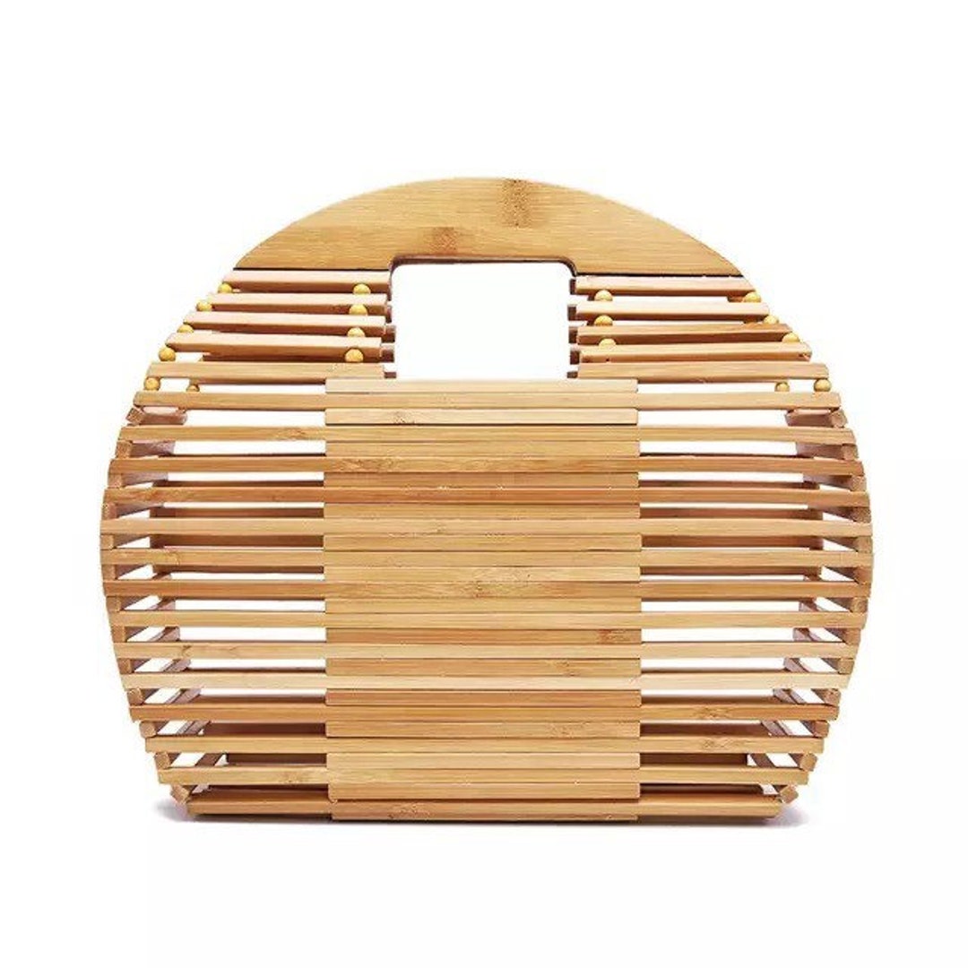 Hollow Bamboo Handbag, Bamboo Purse, Women Bag, Summer Bag, Vacation ...