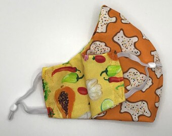 Tacos Before Vatos Face Mask Facemask Face Covering Tacos Funny Cinco ...