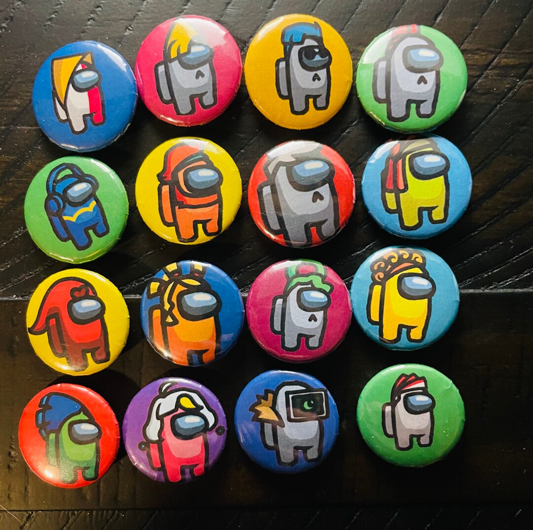 Among Us Pinbacks or Magnets 16 - Etsy