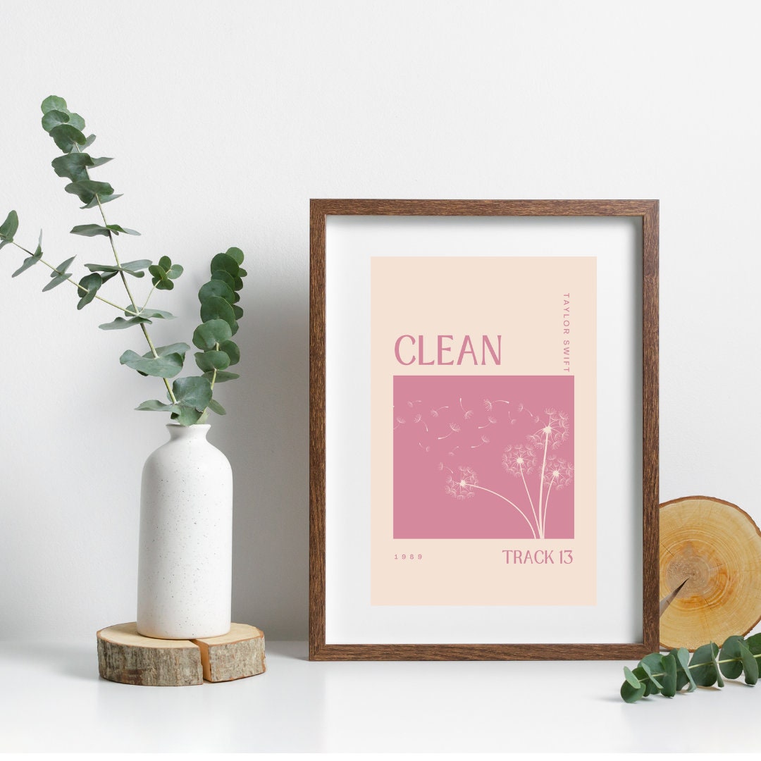 Taylor Swift Clean Poster Instant Download - Etsy