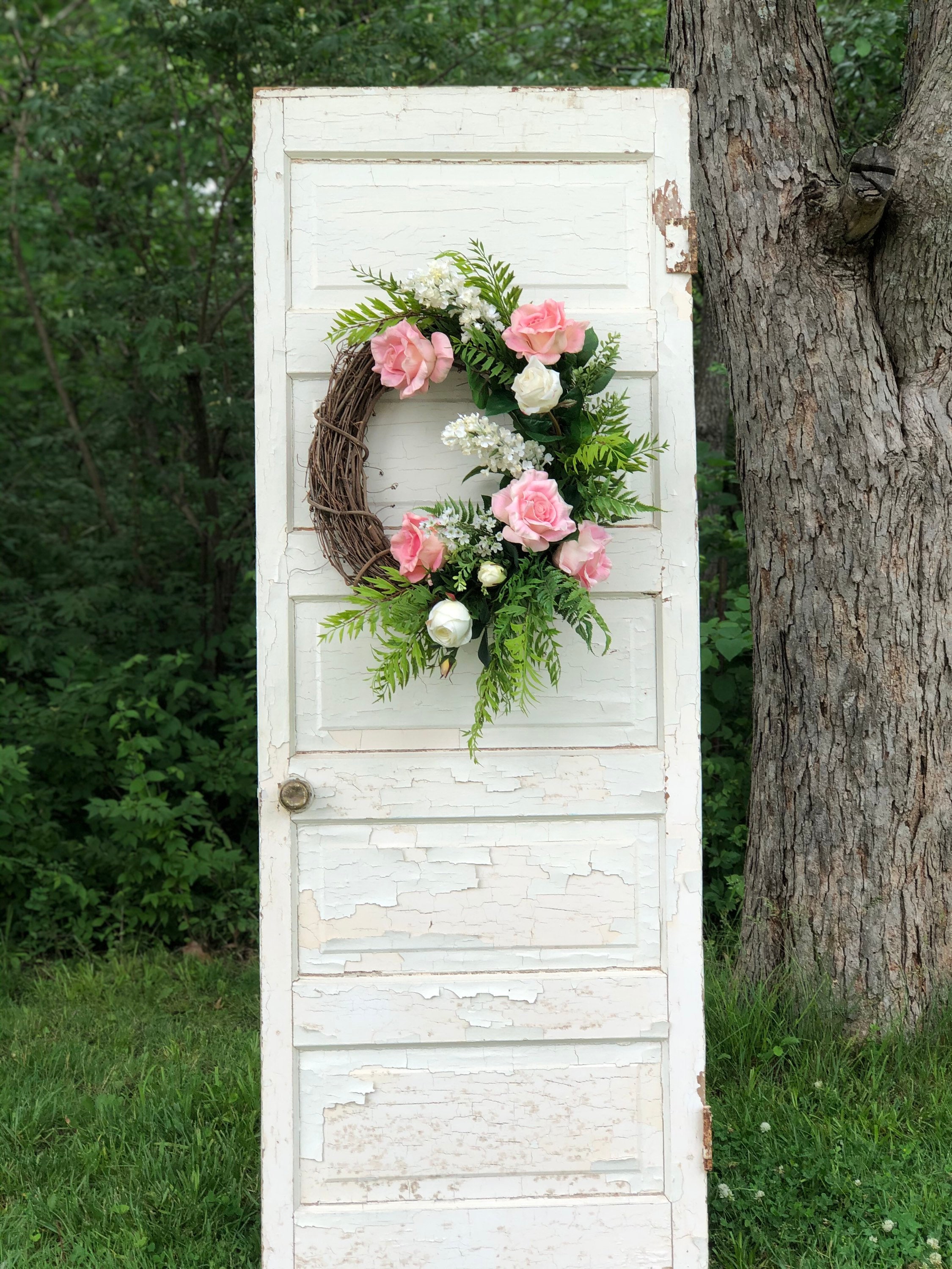 NEW Oval Wreath for Front Door Summer Oval Wreath Everyday - Etsy UK