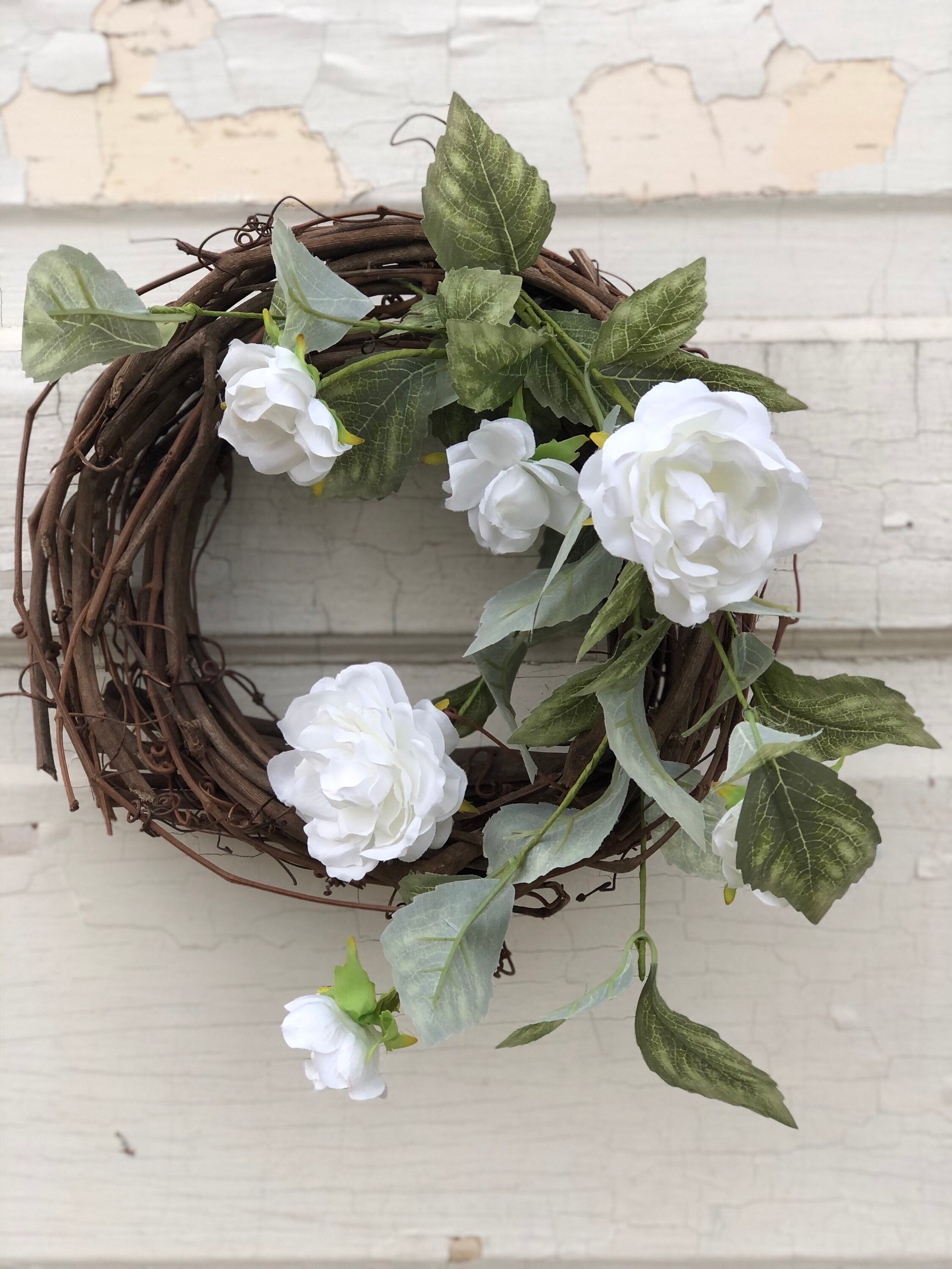 Small Summer Wreath Small Wreath Door Hanger Whimsical | Etsy
